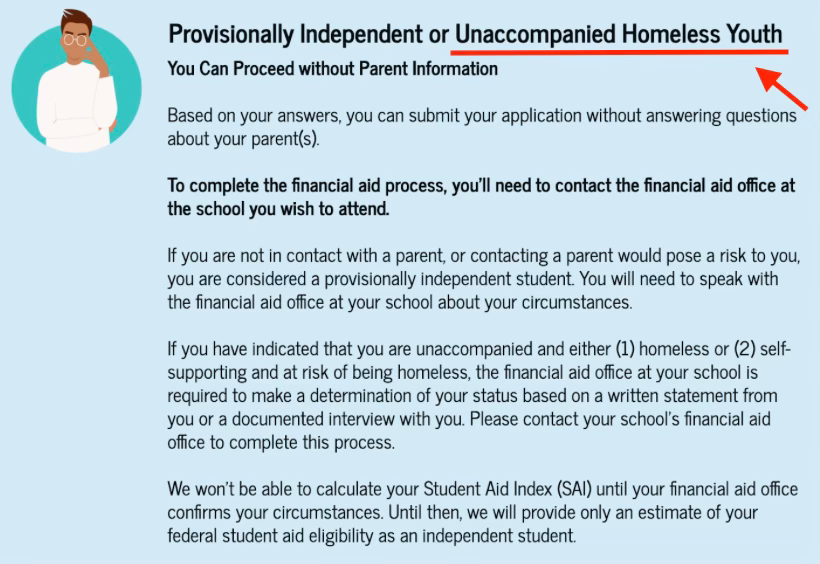 How to Answer FAFSA Questions About Homelessness